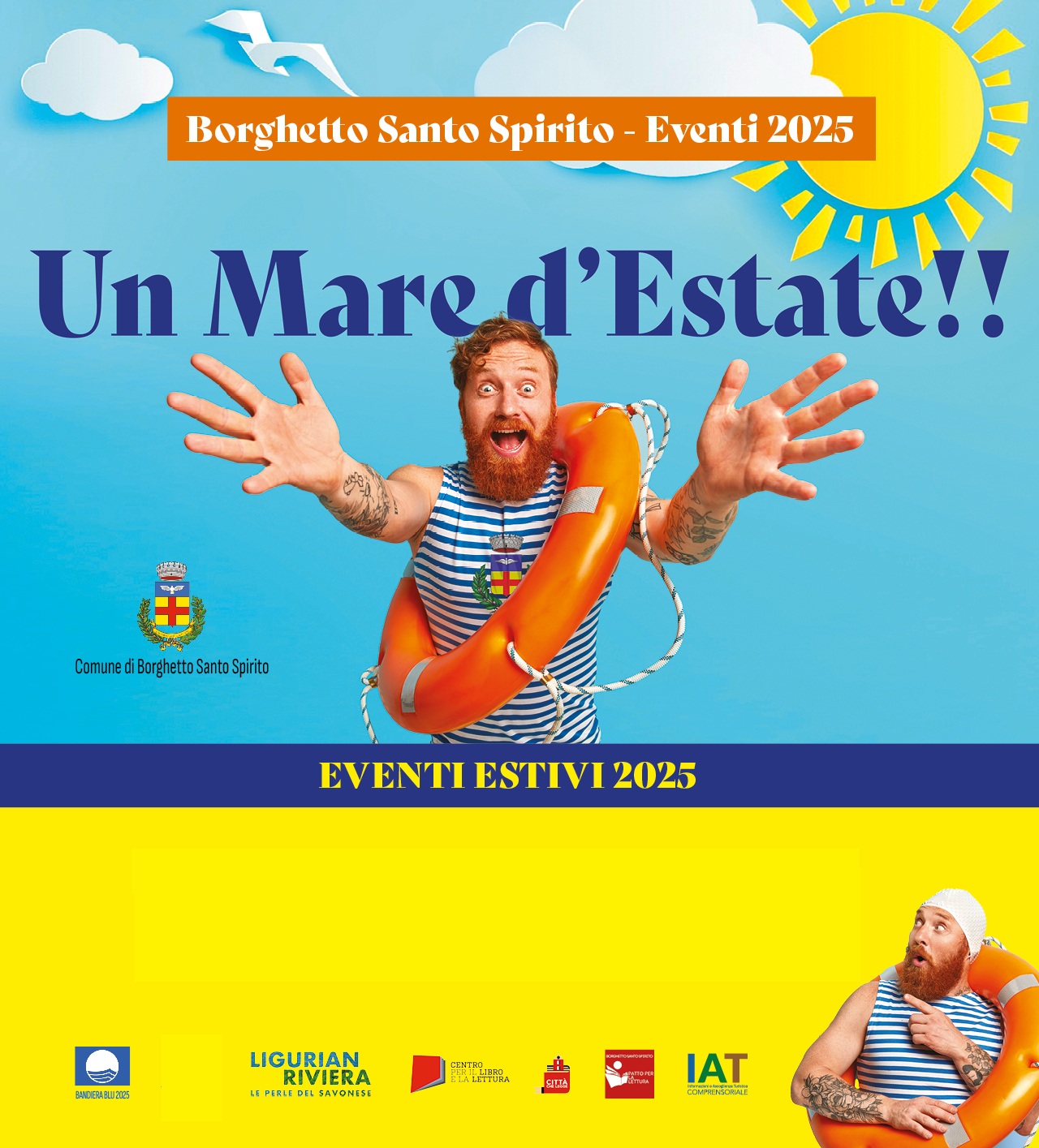 Calendario manifestazioni estate 2025 – Comune di Borghetto Santo Spirito