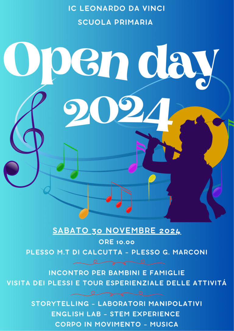 Open Day: Istituto Comprensivo “Leonardo Da Vinci”, Scuola Primaria ...