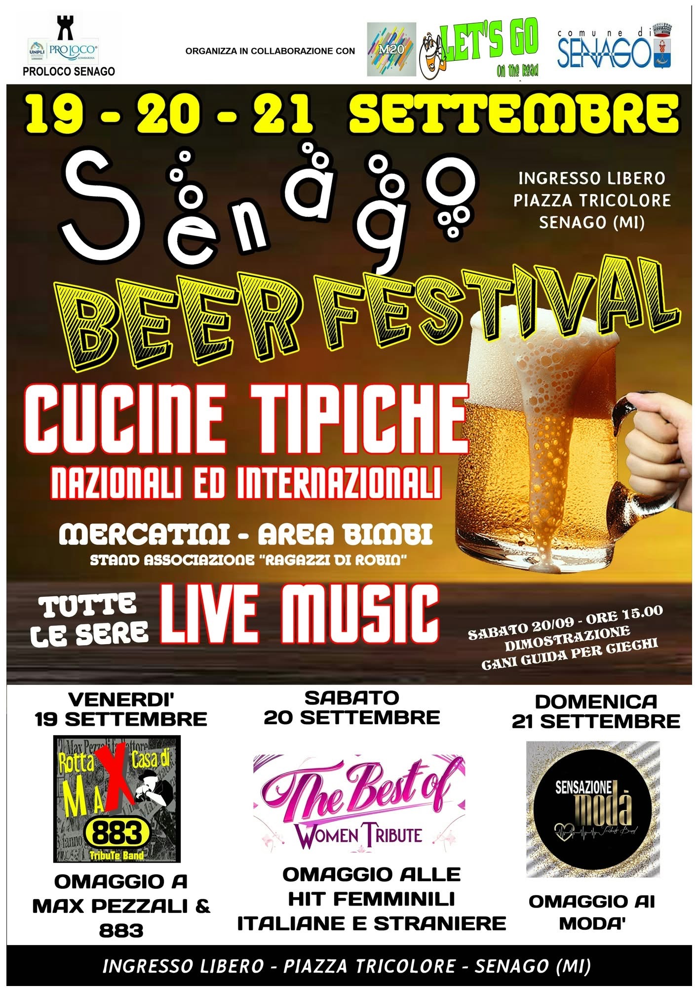 Senago Beer Festival: 19, 20 e 21 Settembre 2025 Piazza Tricolore ...