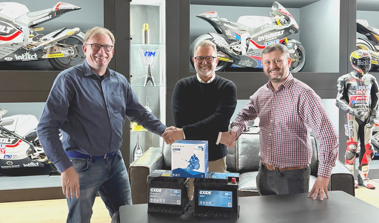 Exide Technologies e il team LIQUI MOLY Dynavolt Intact GP siglano un ...