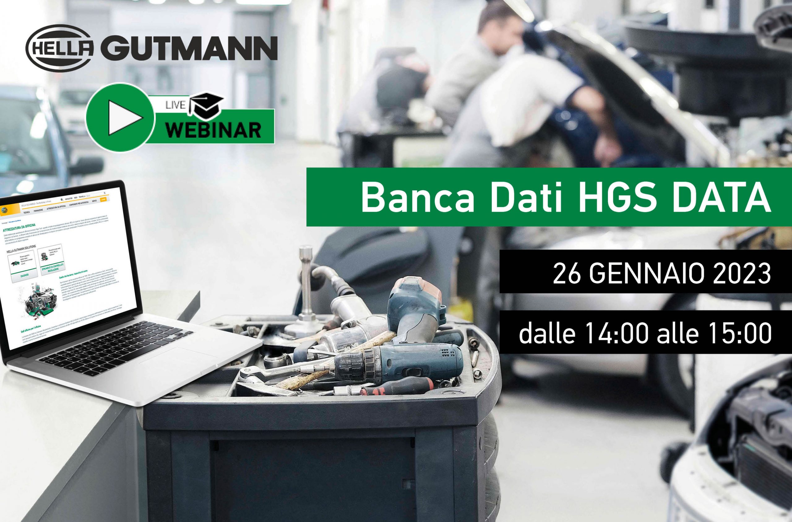 Hella Gutmann: Webinar gratuito Banca Dati HGS DATA - PartsWeb