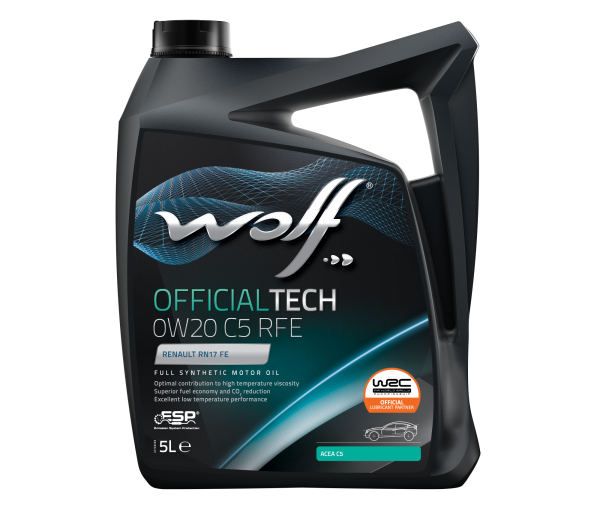 RN17 FE e RE17 olio veicoli Renault: nuove formulazioni Wolf Lubricants