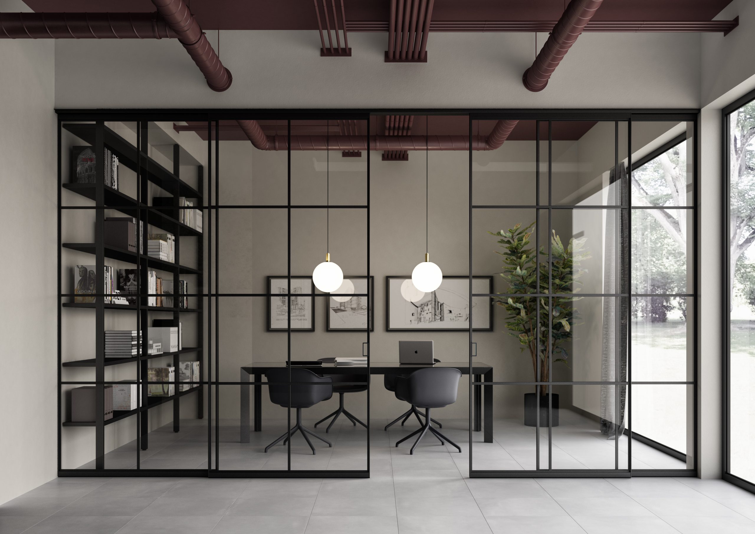 Albed: porte in metallo funzionali e decorative - Guidafinestra