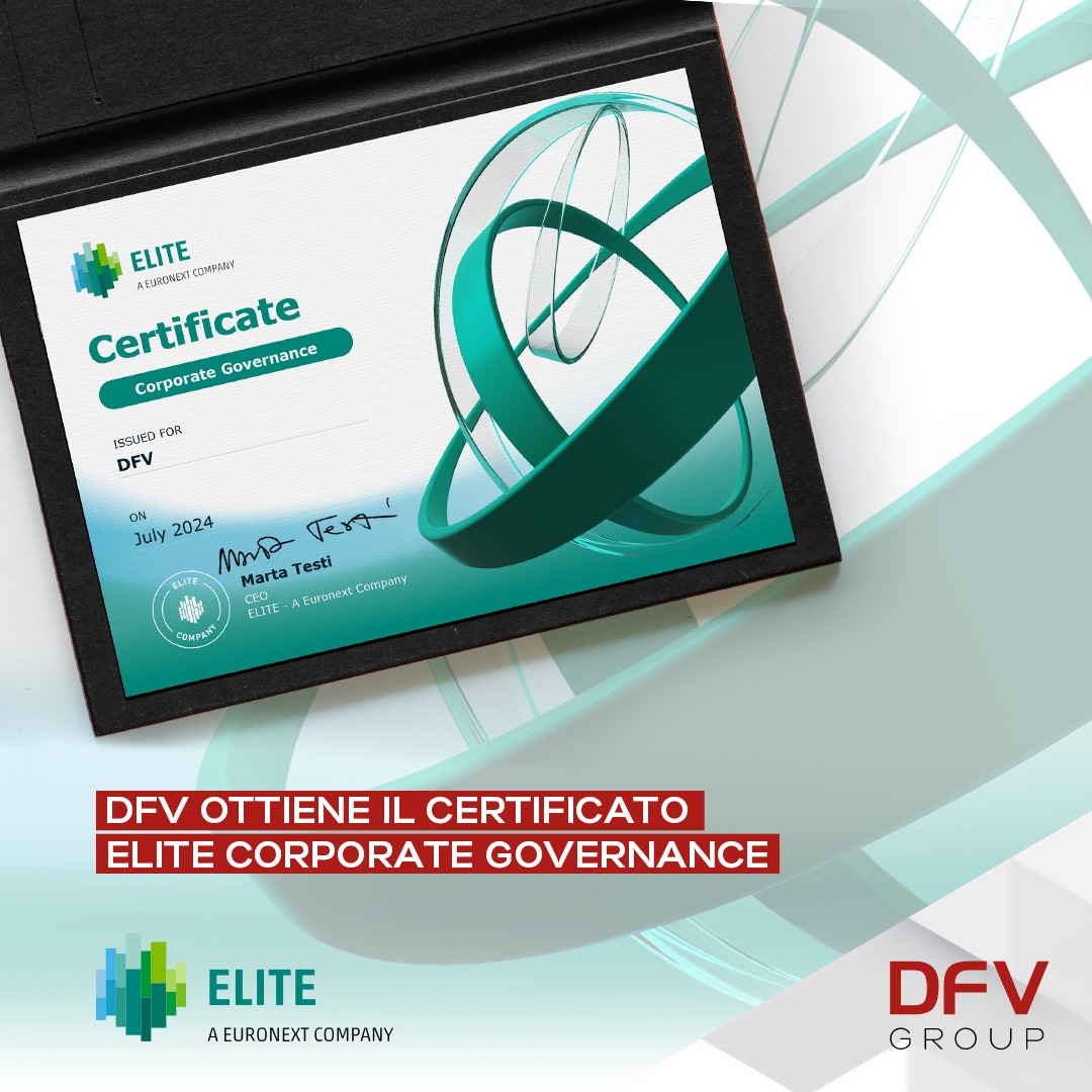 Certificato ELITE Corporate Governance per DFV - Guidafinestra