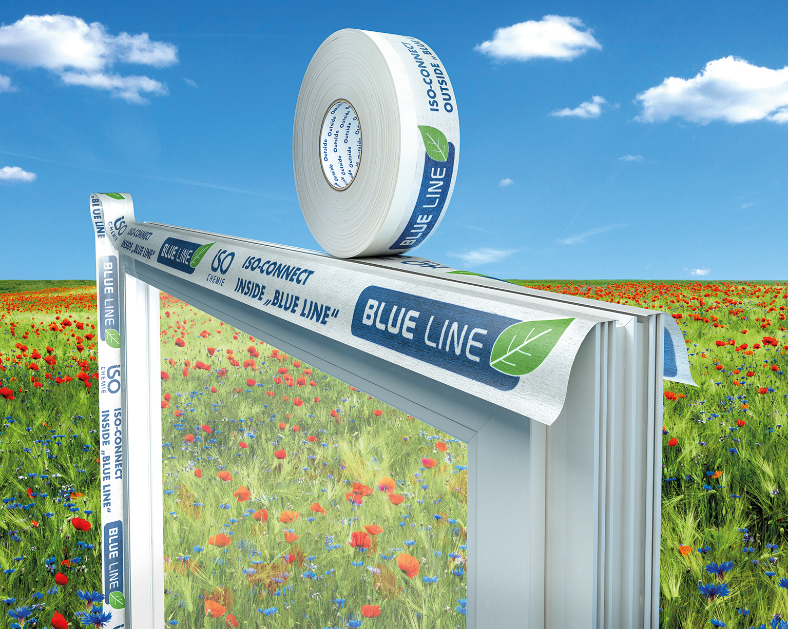 Iso-Connect Blue Line per una posa ecocompatibile - Guidafinestra