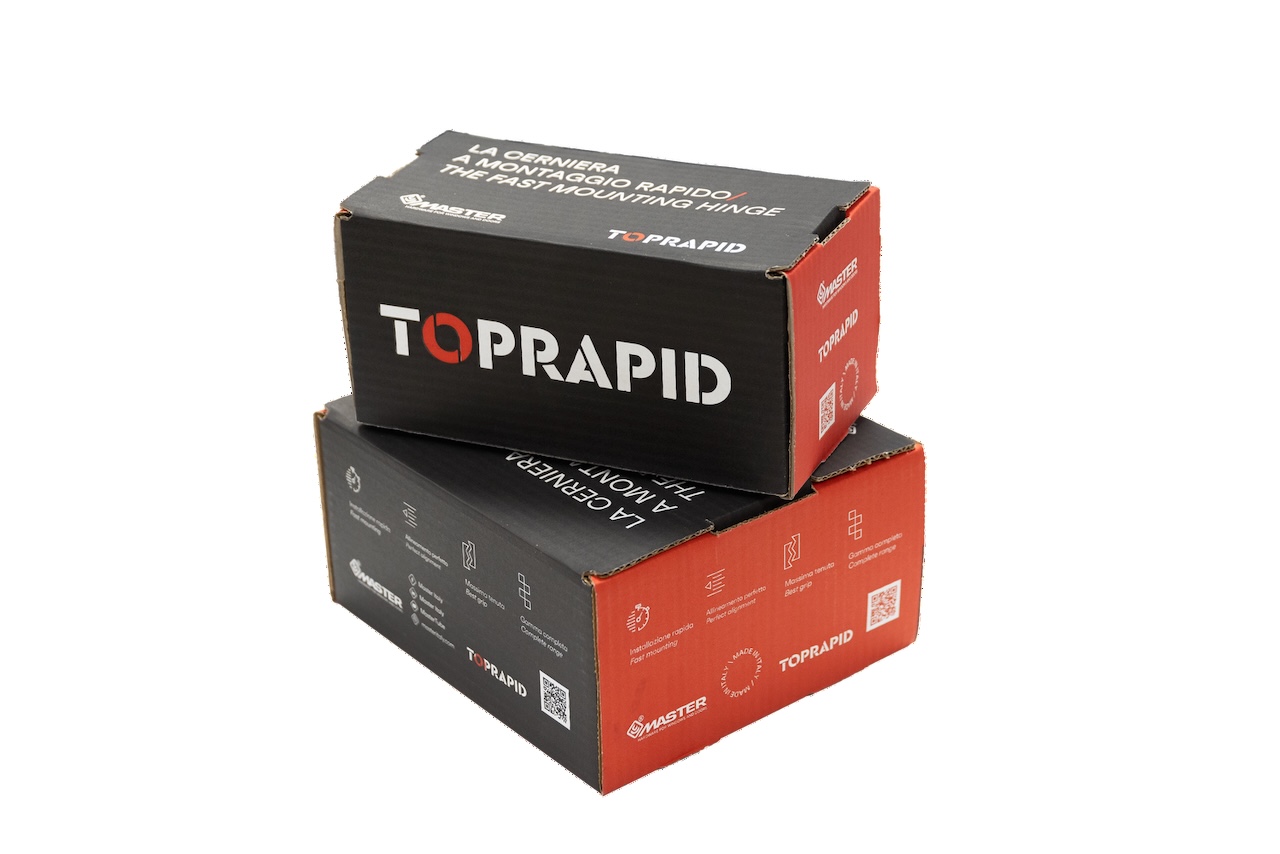 Top Rapid 2024, cerniere a aggancio rapido Master - Guidafinestra