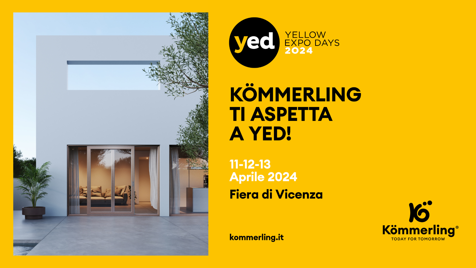 Kömmerling a YED 2024 dall'11 al 13 aprile - Guidafinestra