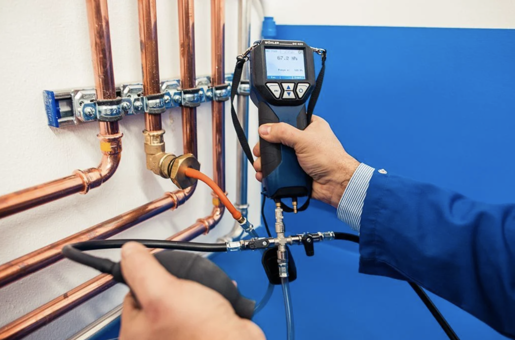 Prova di tenuta UNI 7129 sugli impianti a gas