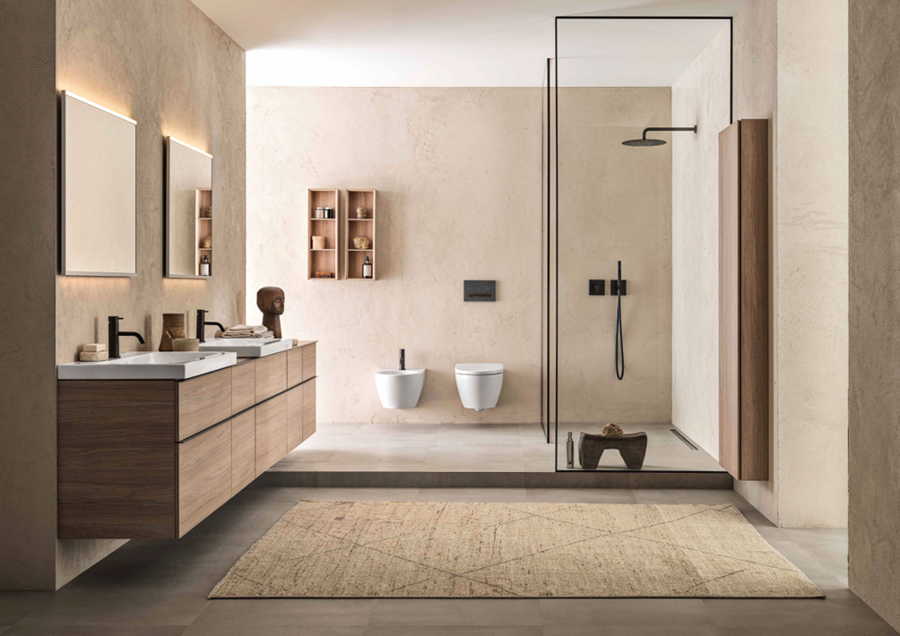 Colori caldi nel bagno di tendenza 2025 - Infoimpianti