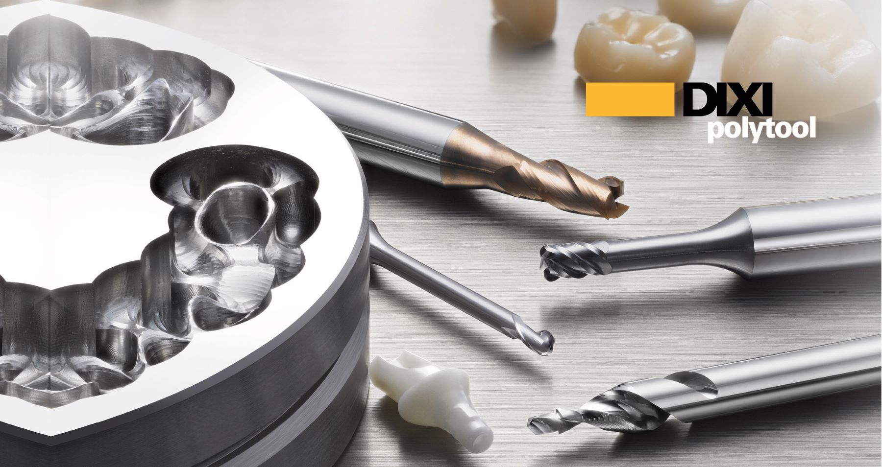 Lavorazione meccanica per il dentale-medicale: utensili DIXI POLYTOOL