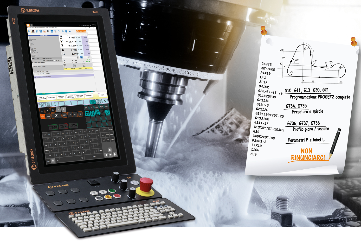 CNC D. Electron e compatibilità Selca per le officine meccaniche