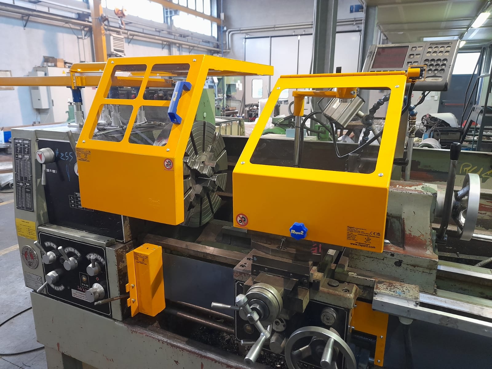 Protezione macchine utensili nelle officine meccaniche - Techmec