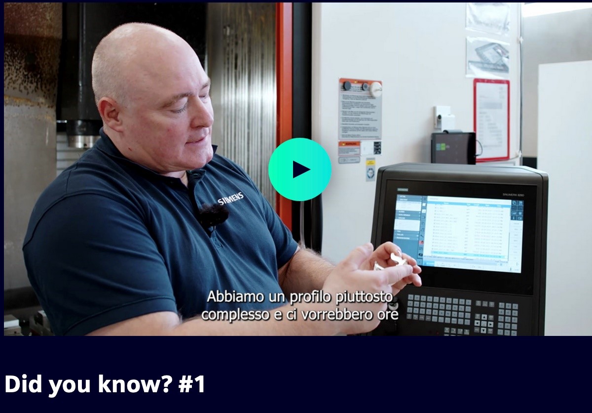 Controlli numerici: “SINUMERIK live: Did you know?”, formazione facile e veloce
